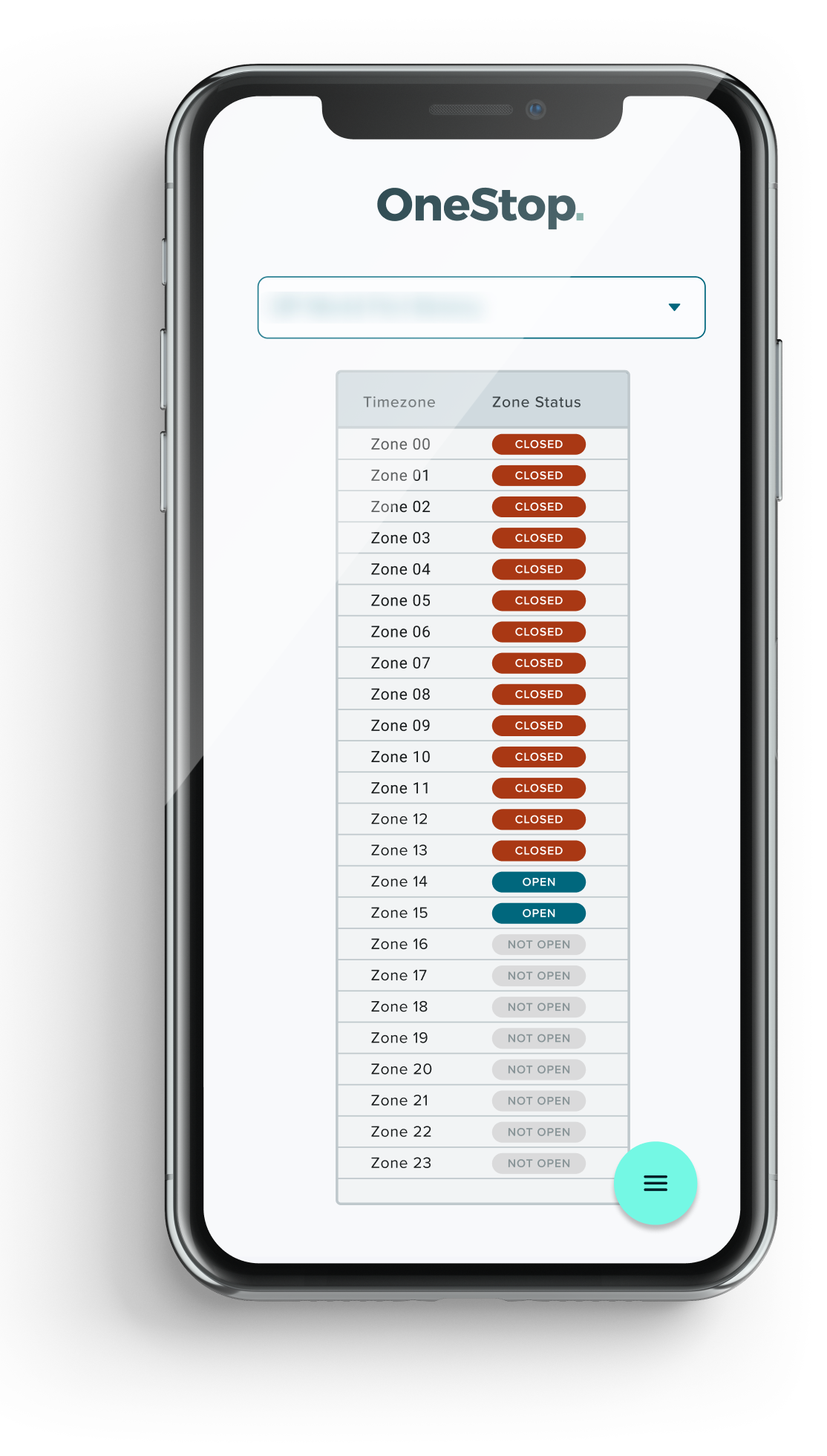 OneStop Deliver - Zone Statuses – Help Centre